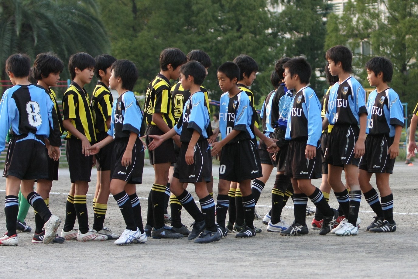 6年生練習試合（フロンターレU12、新町Jr）